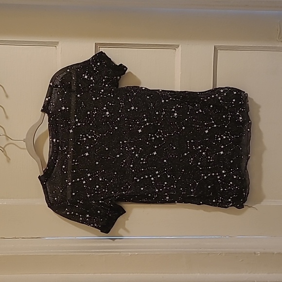 Tops | See Through Celestial Mesh Top | Poshmark
